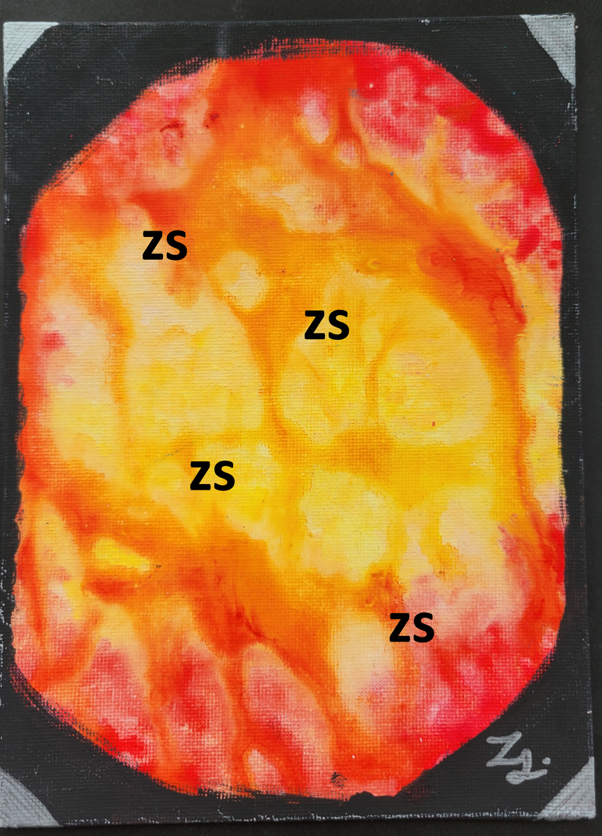 Painting - The Fire Inside – Parts and Surplus