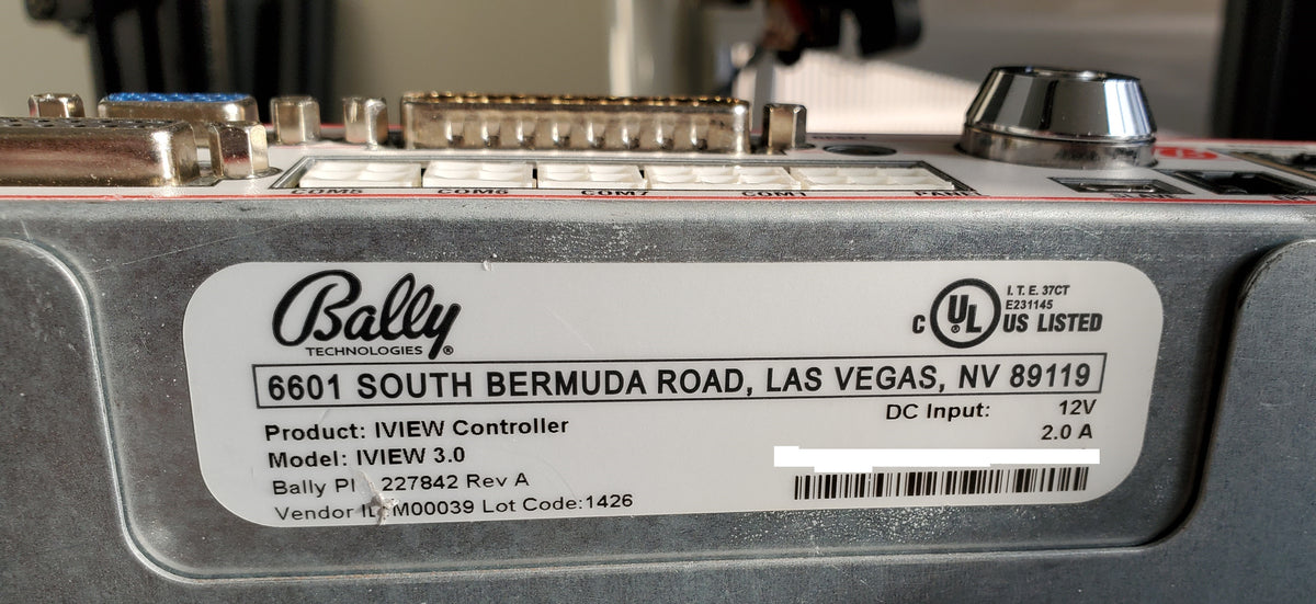Bally Technologies iView 3.0 Controller – Parts and Surplus